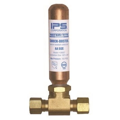 Water Tite 86592 Shock Buster™ 1/4 in. Compression Copper Water Hammer ...